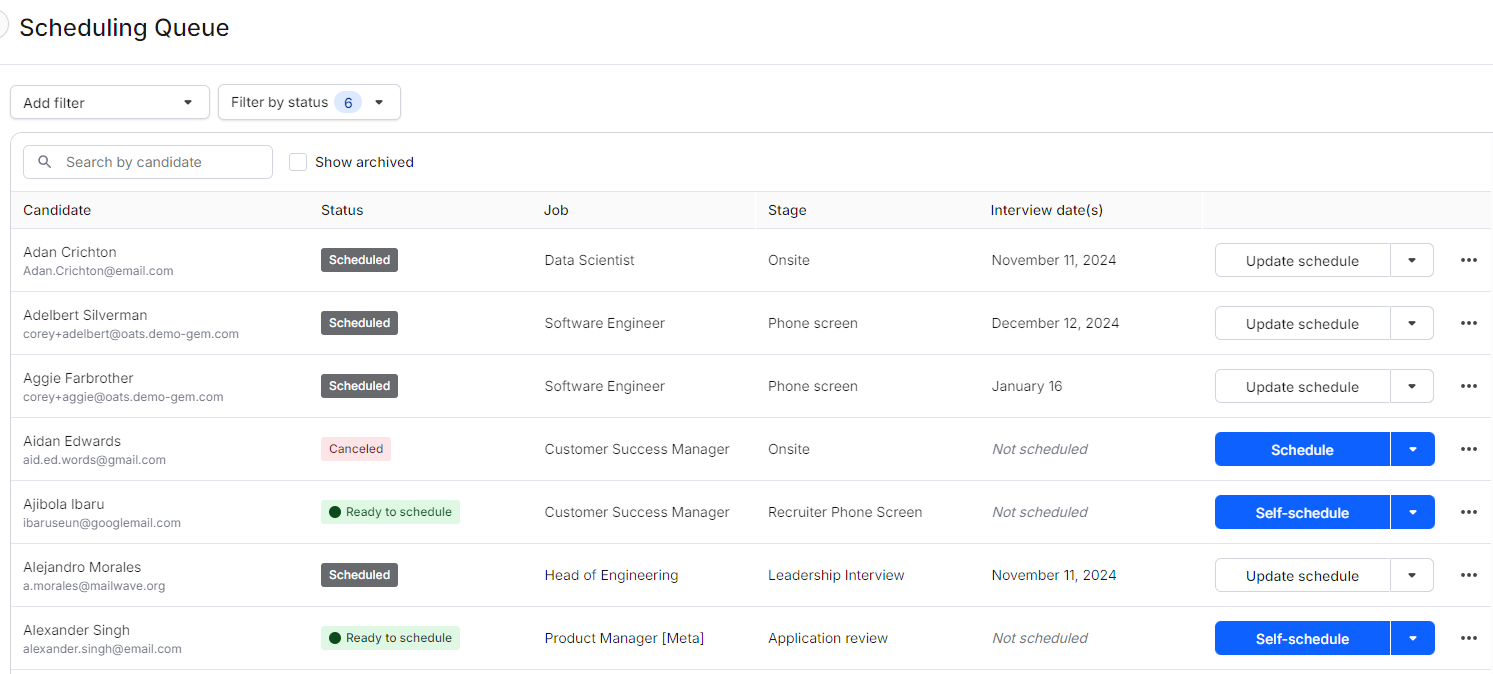 Gem Scheduling: The Scheduling Queue – Gem