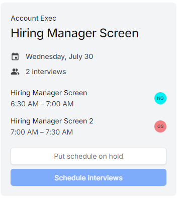 Gem Scheduling: Place holds on interviewers' calendars – Gem